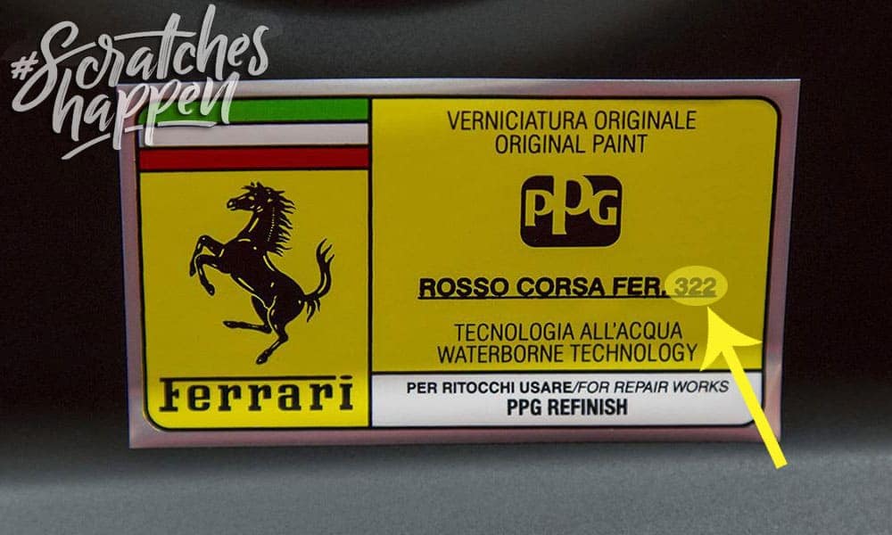 Ferrari Touch Up Paint | ScratchesHappen