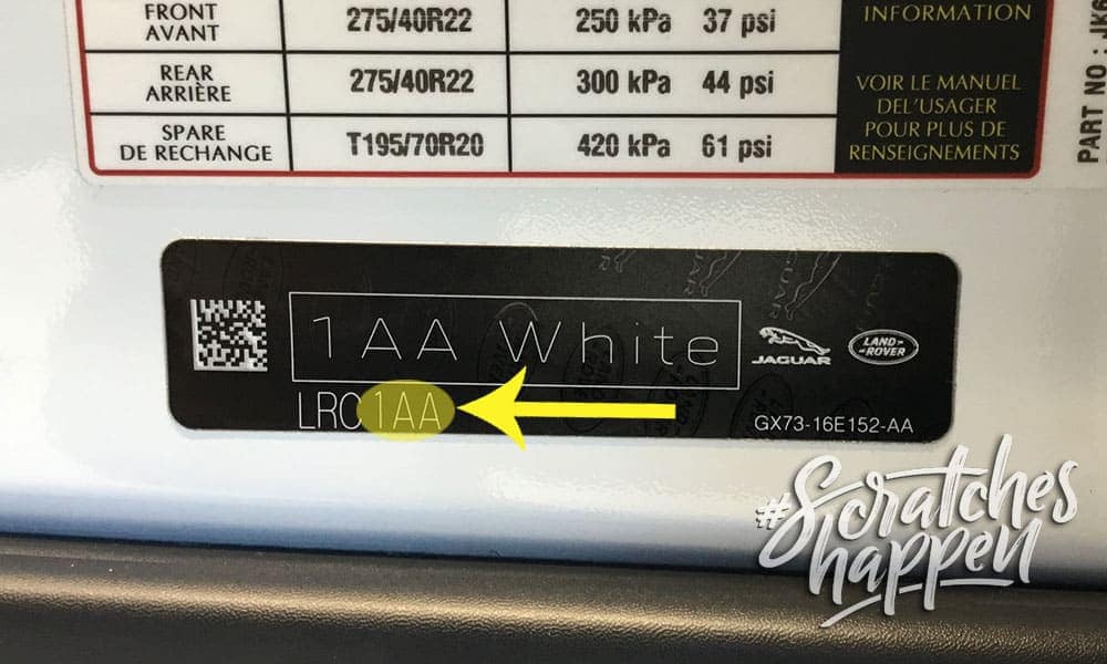 Land Rover Touch Up Paint | ScratchesHappen