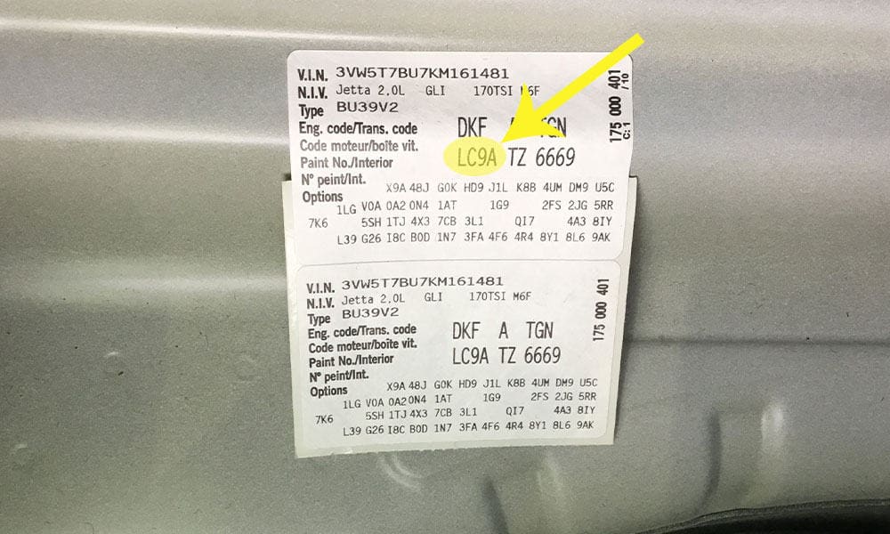 Volkswagen Touch Up Paint | ScratchesHappen