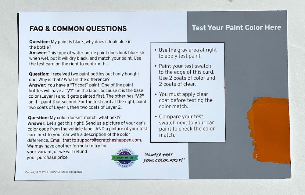 ScratchesHappen | Bottle Kit Instructions