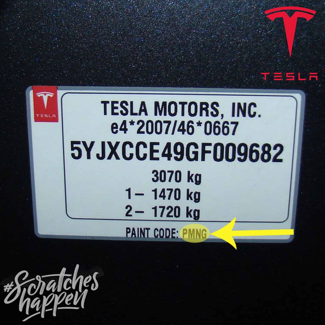 Tesla Touch Up Paint | ScratchesHappen